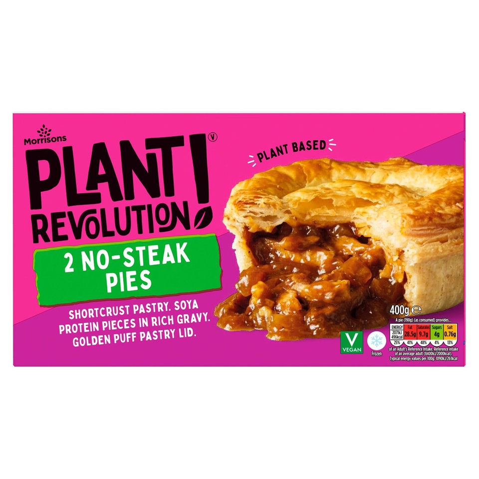 Morrisons Plant Revolution Steak Pies - Morrisons Online Groceries & Offers