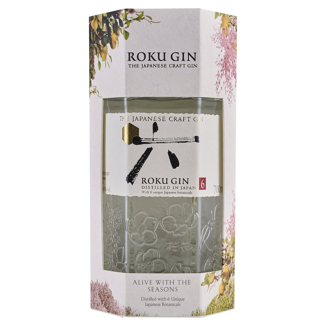 Roku Gin The Japanese Craft Gin 70cl - Morrisons Online Groceries & Offers