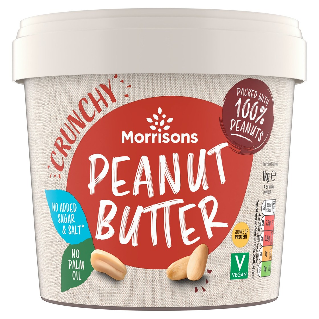 Morrisons Peanut Butter Crunchy - Morrisons Online Groceries & Offers