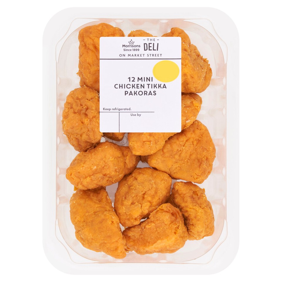 Market Street Deli Mini Chicken Tikka Pakoras - Morrisons Online ...