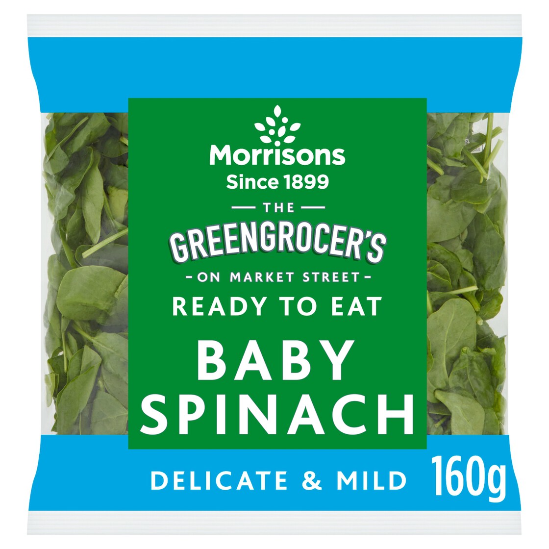 Morrisons Baby Spinach 160g - Morrisons Online Groceries & Offers