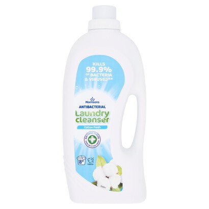 Morrisons Cotton Fresh Antibacterial Laundry Cleanser - Morrisons ...