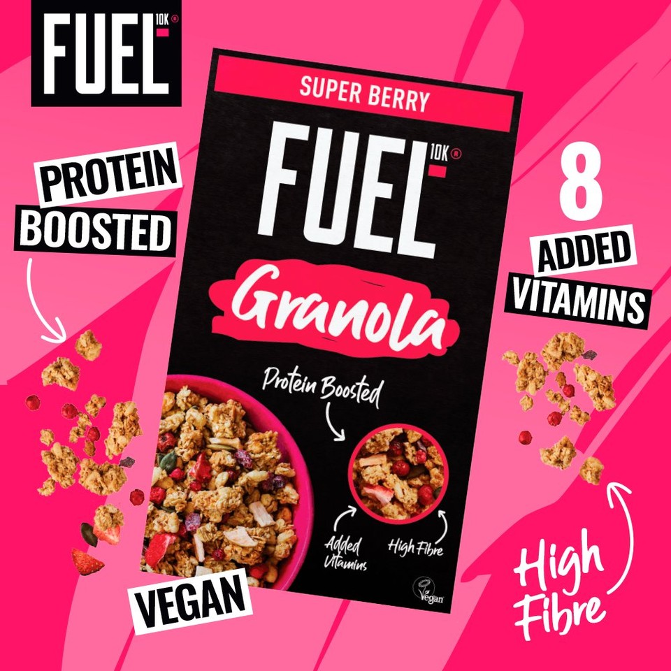 FUEL10K Super Berry Protein Granola Breakfast Cereal 400g - Morrisons ...