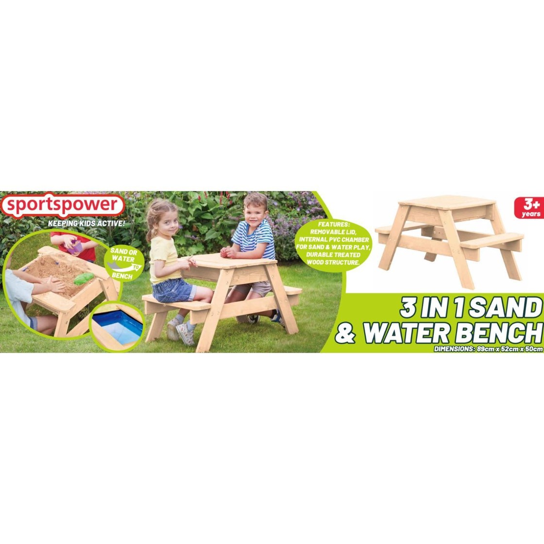 Sportspower Sandpit And Bench - Morrisons Online Groceries & Offers
