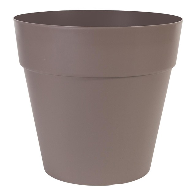 Strata Soho 28cm Round Planter Taupe - Morrisons Online Groceries & Offers