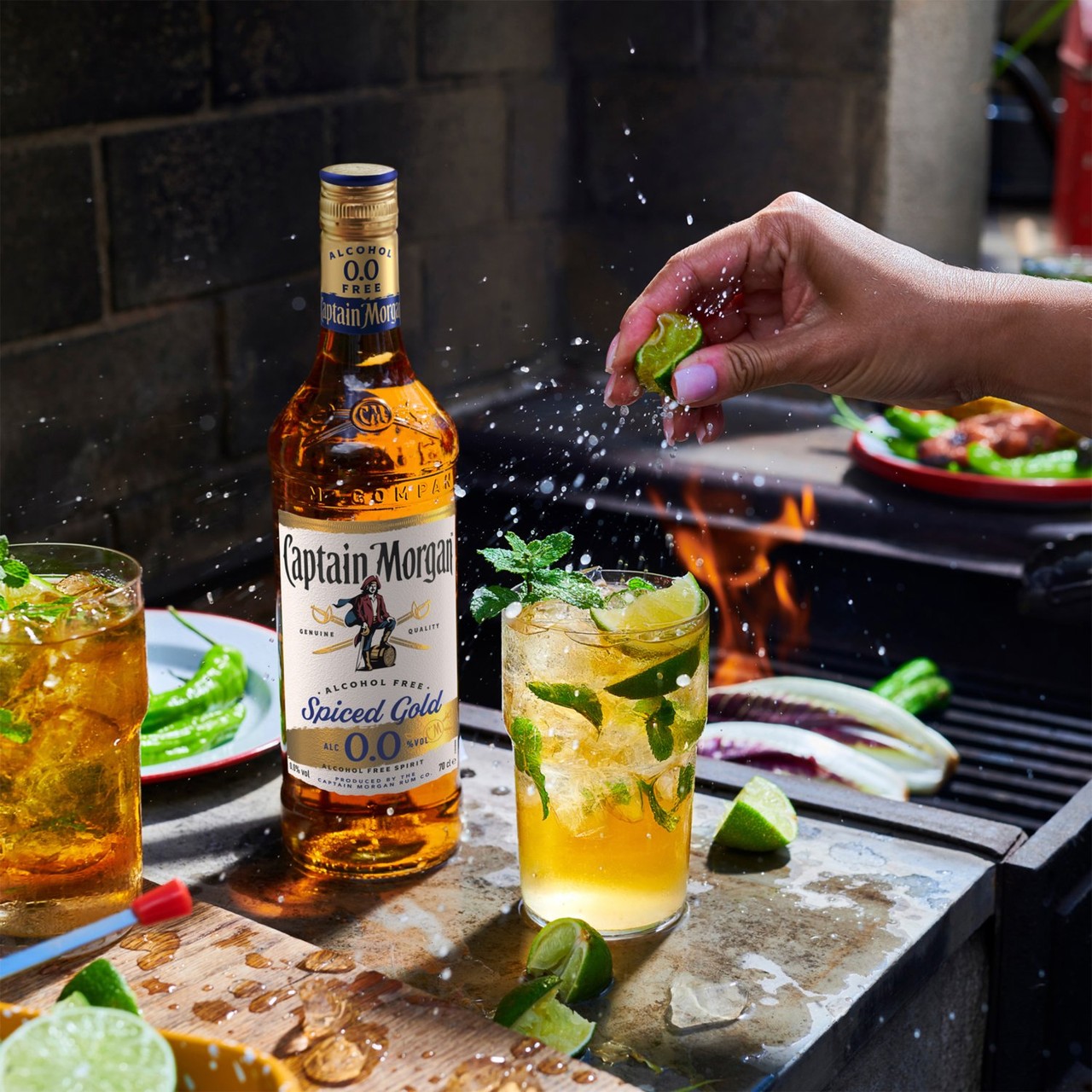Captain Morgan Spiced Gold 0.0% Alcohol Free Spirit - Morrisons Online ...
