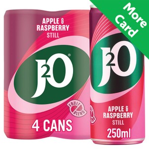 J2O Apple & Raspberry 4 Cans - Morrisons Online Groceries & Offers