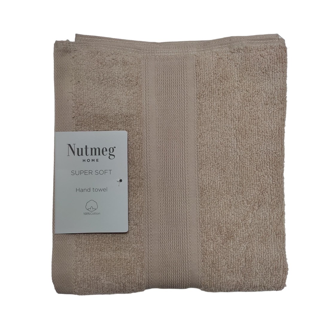 Nutmeg Home Supersoft Cotton Hand Towel Taupe - Morrisons Online ...
