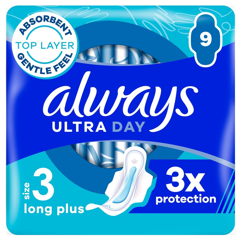 Always Ultra Day Night With Wings Size 3 - Morrisons Online Groceries ...