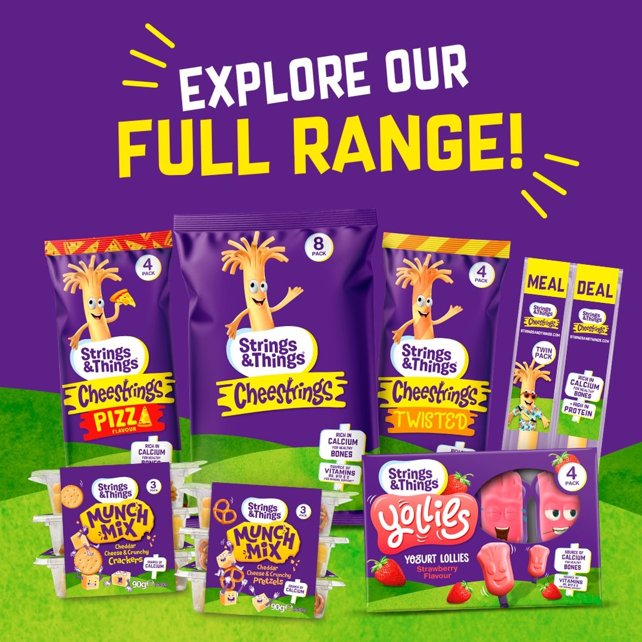 Strings & Things Cheestrings Twisted Cheese Snack - Morrisons Online ...