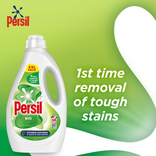 Persil Bio Liquid Laundry Washing Detergent 68 Washes - Morrisons ...
