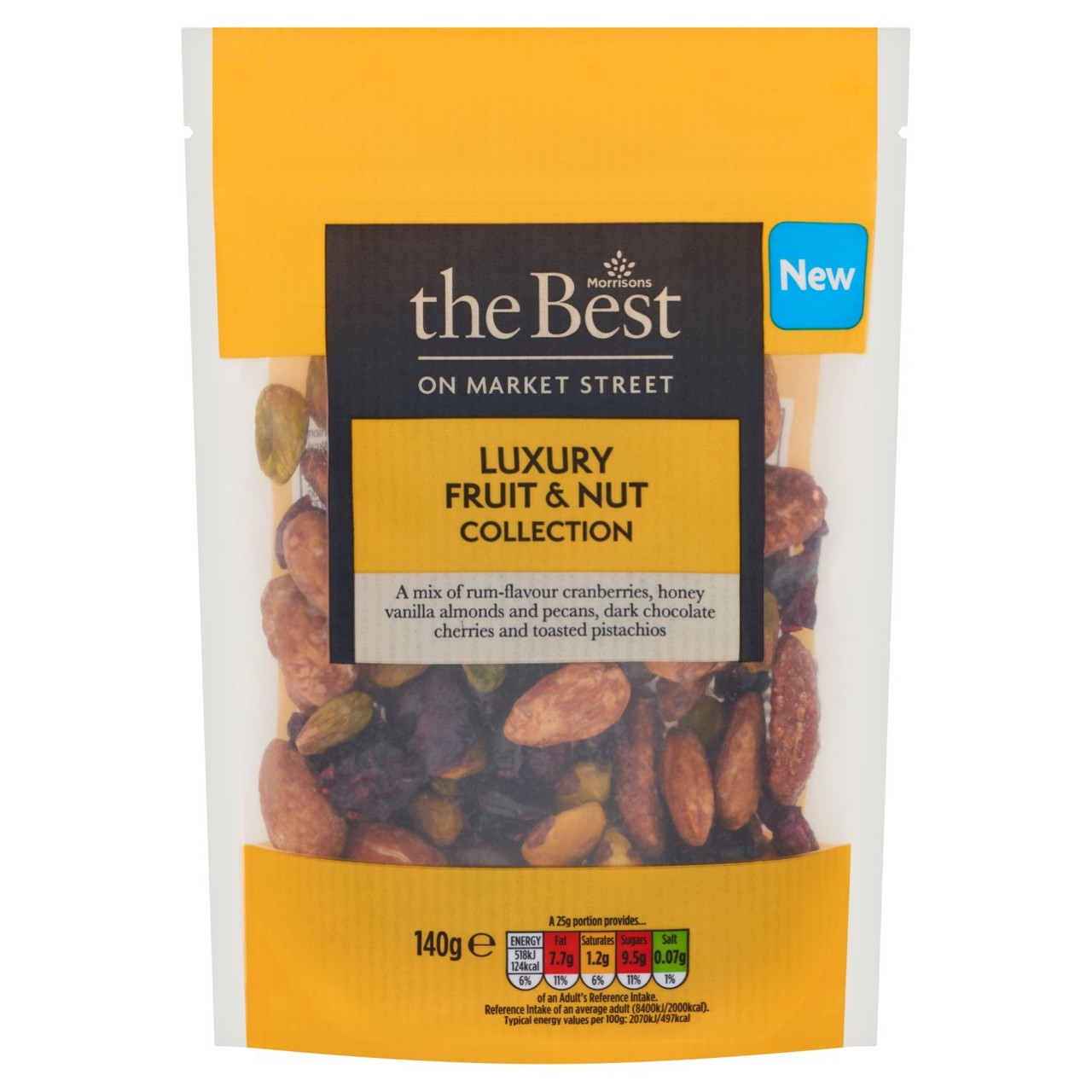 Morrisons The Best Luxury Fruit & Nut Collection 140g - Morrisons ...
