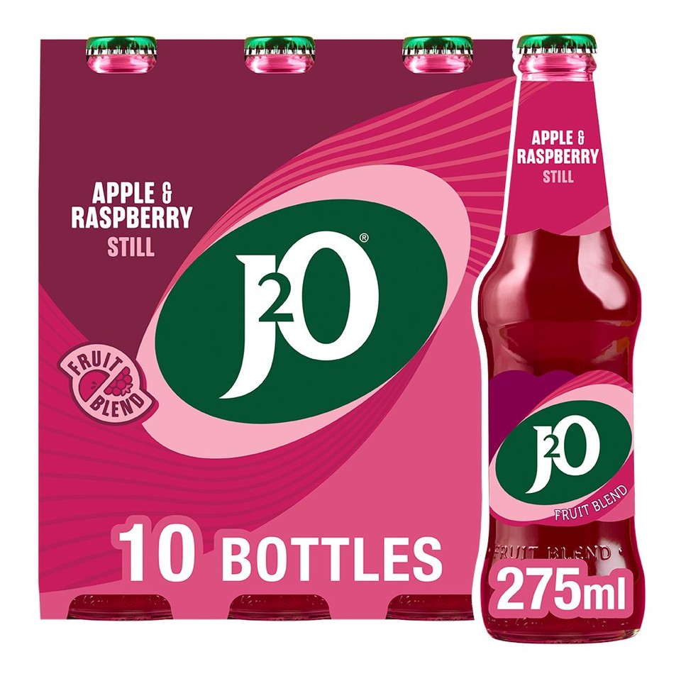 J2O Apple & Raspberry 10 Bottles - Morrisons Online Groceries & Offers