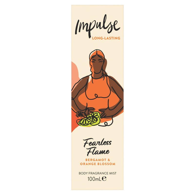 Impulse Fearless Flame Body Mist - Morrisons Online Groceries & Offers