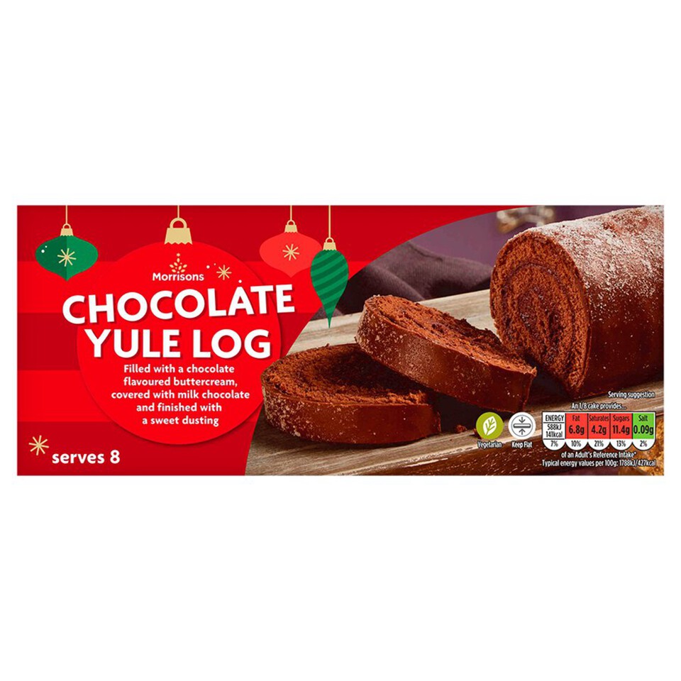 Morrisons Chocolate Yule Log - Morrisons Online Groceries & Offers