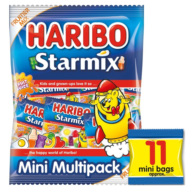 Haribo Starmix 11 Mini Bags Sweets Multipack - Morrisons Online ...