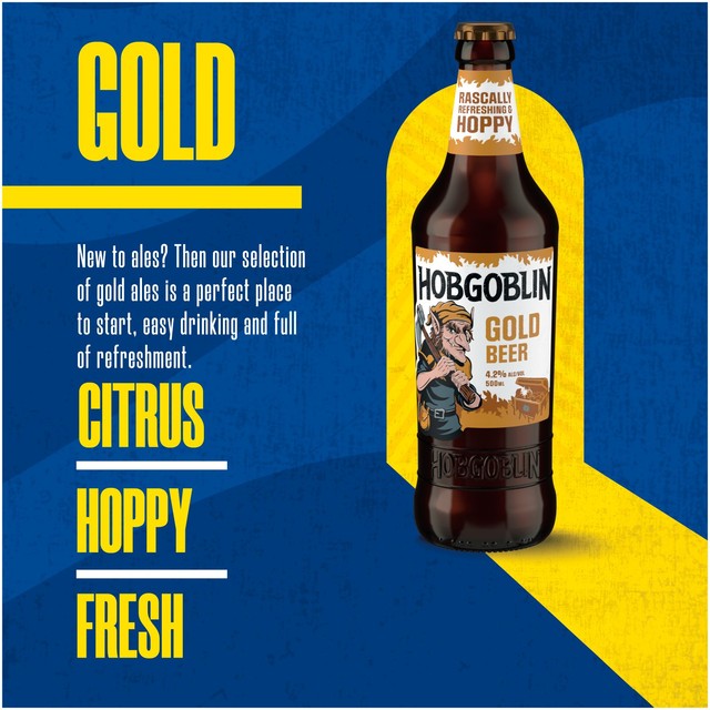Hobgoblin Gold Ale Beer Bottle - Morrisons Online Groceries & Offers