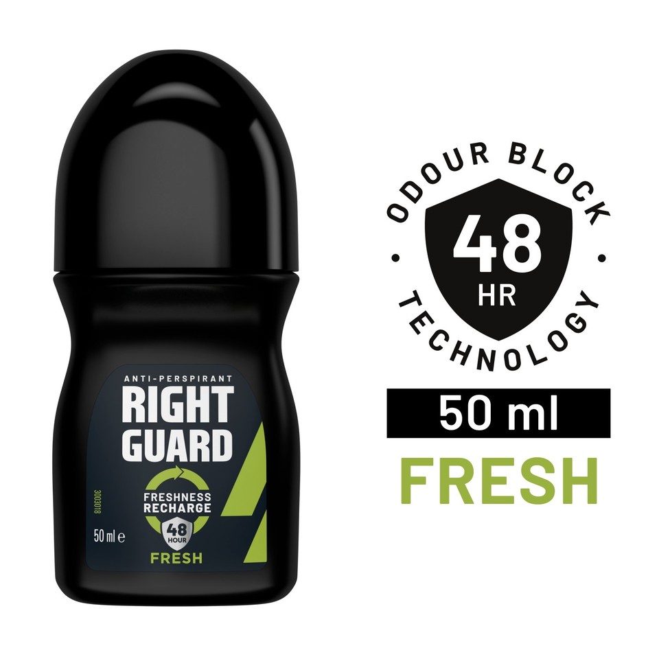 Right Guard Fresh Scent Antiperspirant & Deodorant Roll On For Men ...