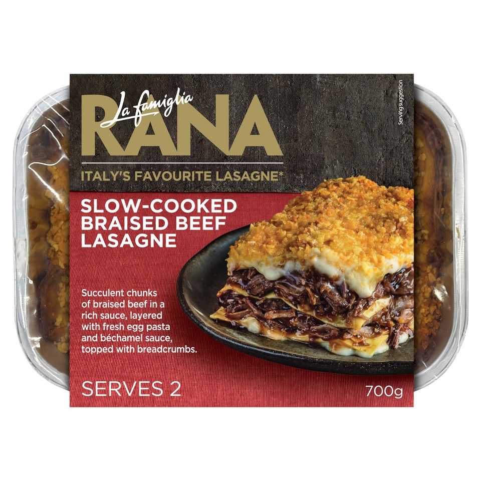La Famiglia Rana Slow Cooked Braised Beef Lasagne - Morrisons Online ...