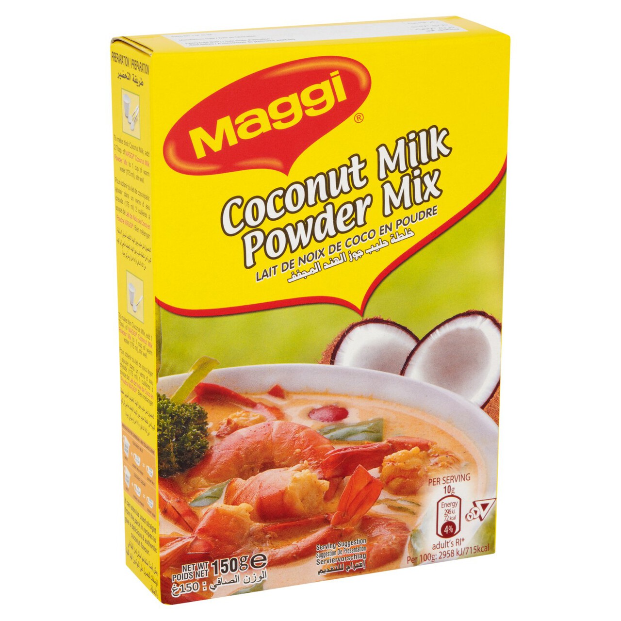Maggi Coconut Milk Powder Mix 150g - Morrisons Online Groceries & Offers