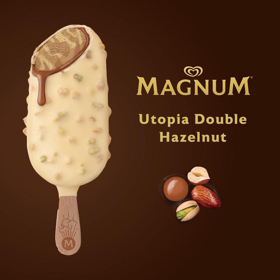 Magnum Utopia Double Hazelnut Ice Cream Sticks - Morrisons Online ...