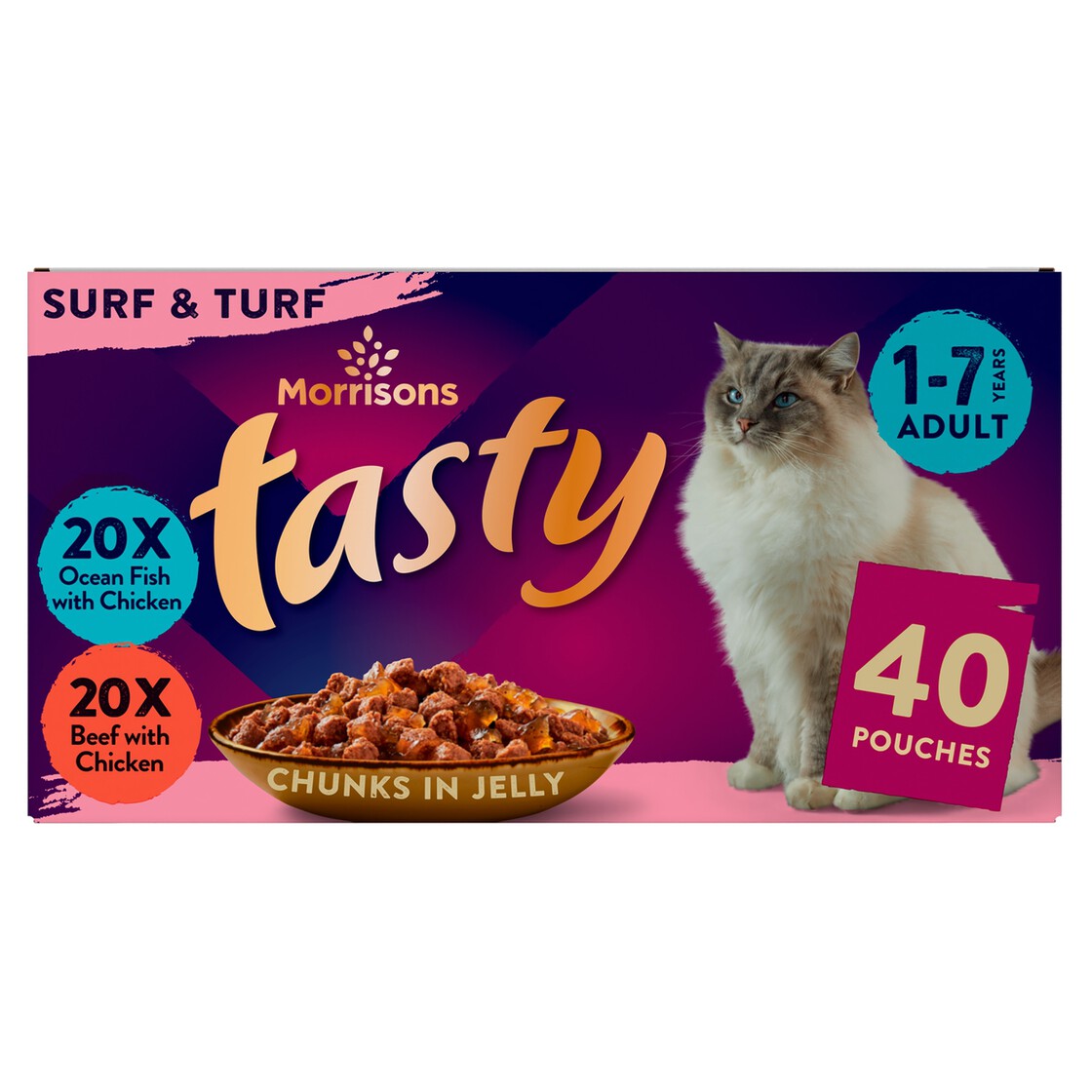 Morrisons Premium Adult Cat Mixed Selection In Jelly - Morrisons Online ...