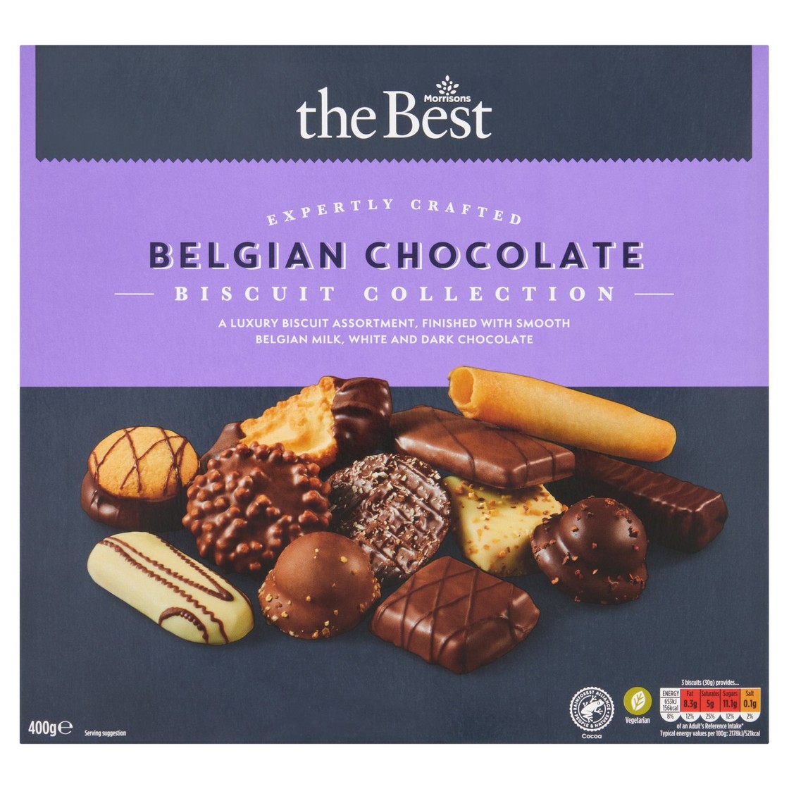 Morrisons The Best Belgian Chocolate Biscuit Assortment - Morrisons ...