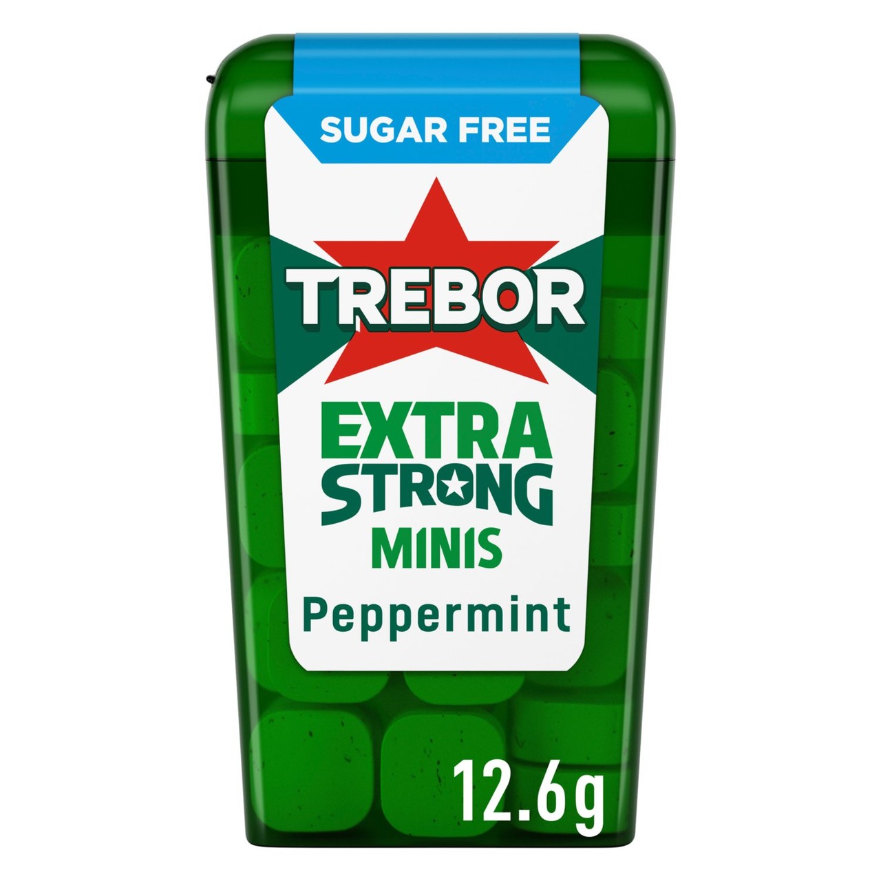Trebor Extra Strong Minis Sugar Free Peppermint Flavour - Morrisons ...