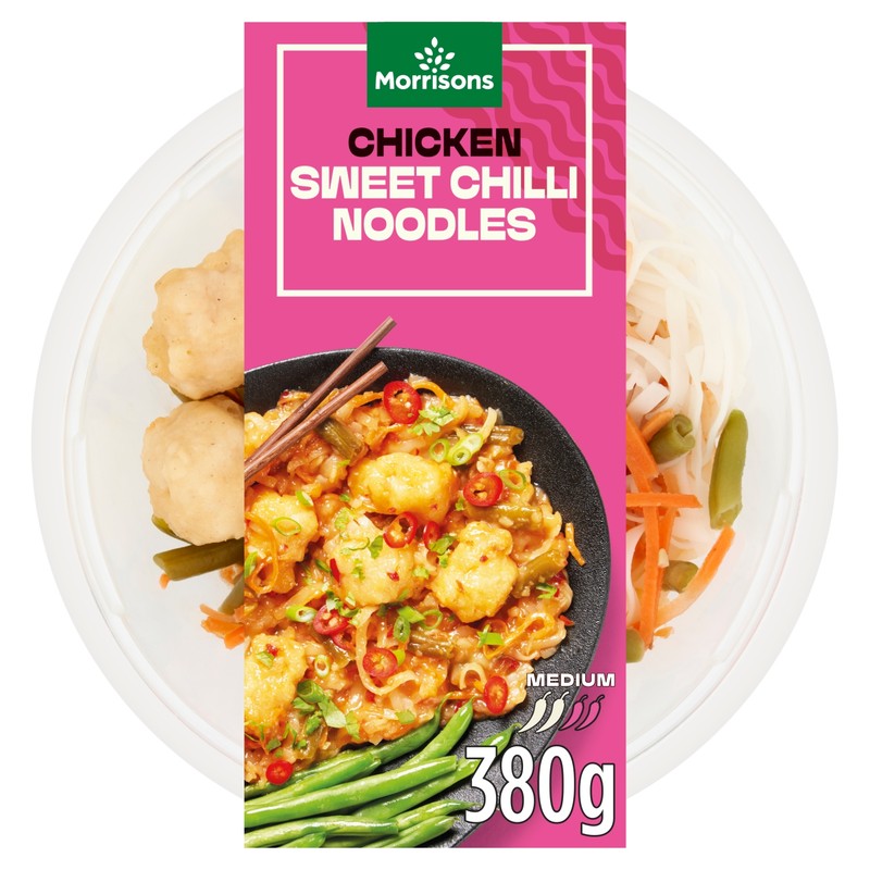 Morrisons Pan Asian Sweet Chilli Chicken Noodles 380g - Morrisons ...