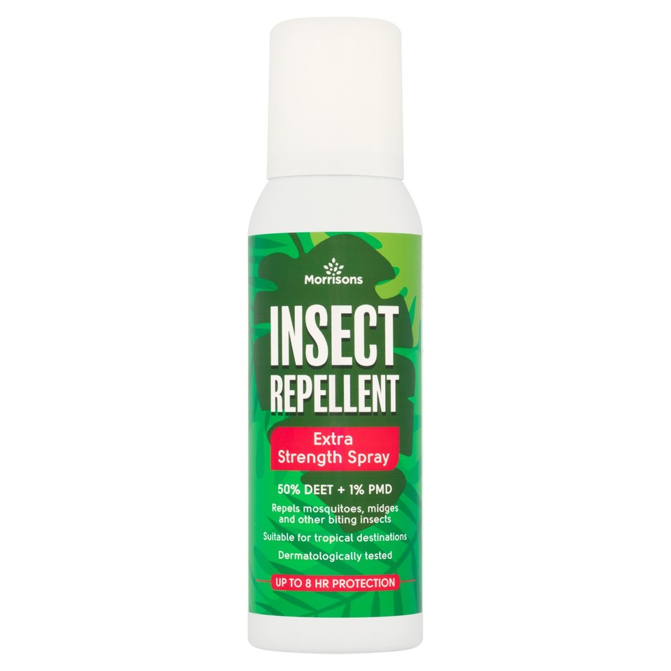 Morrisons Extra Strength Insect Repellent Aerosol Spray 125ml ...