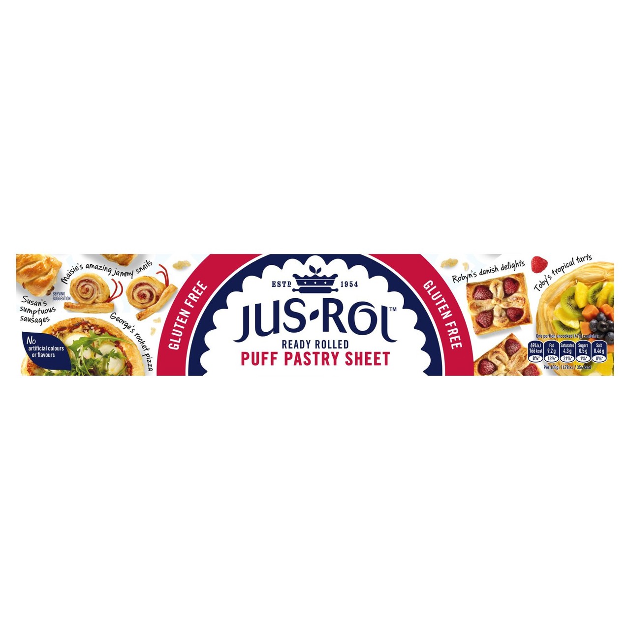 Jus-Rol Gluten Free Puff Pastry Ready Rolled Sheet - Morrisons Online ...