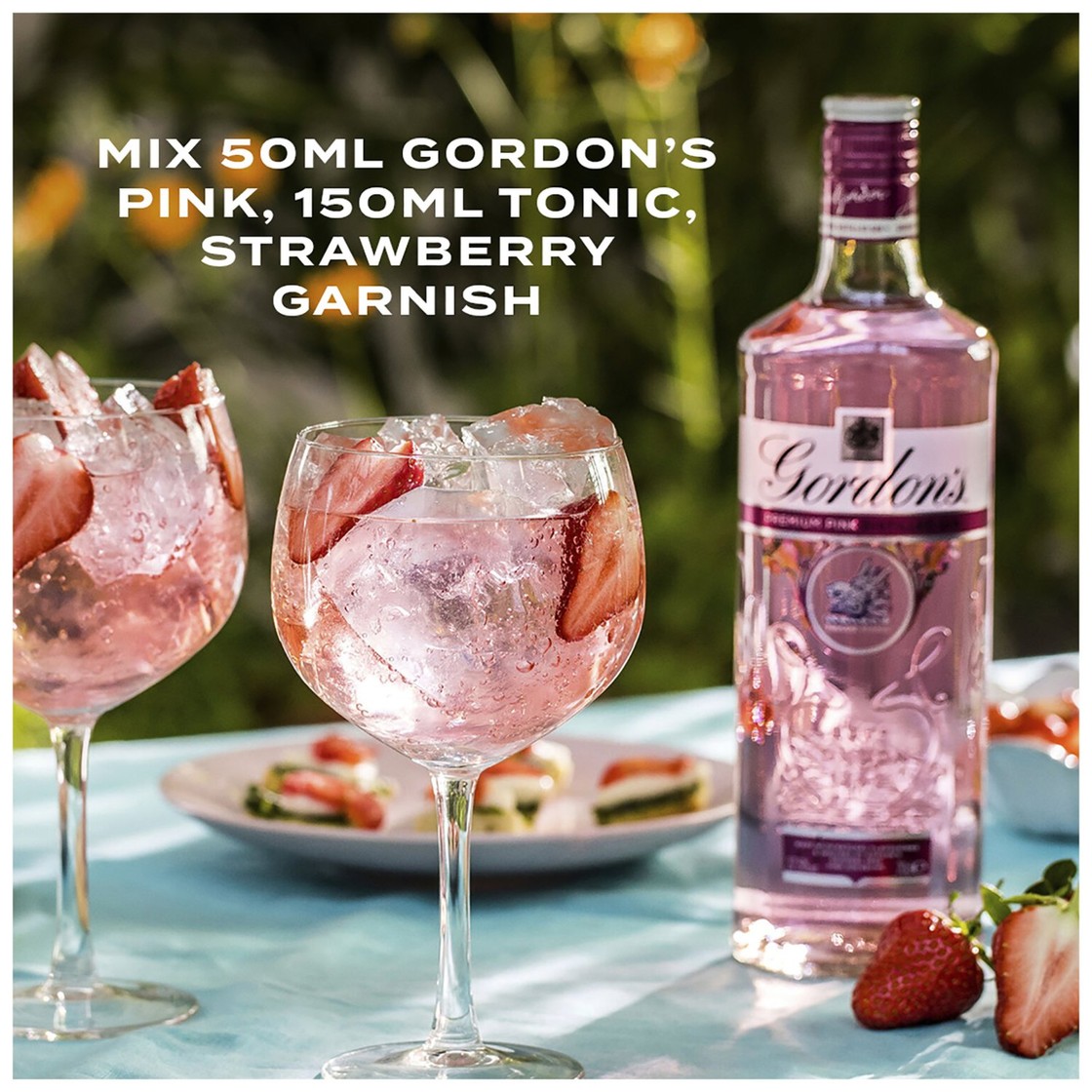 Gordon's Premium Pink Distilled Flavoured Gin - Morrisons Online ...