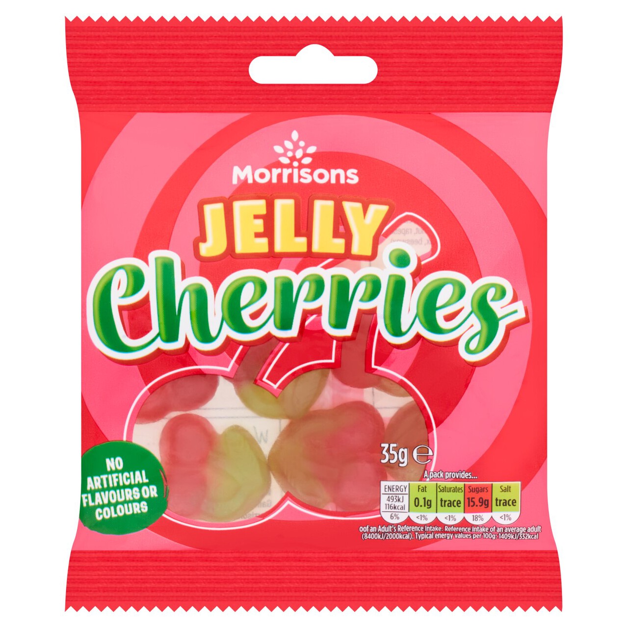 Morrisons Jelly Cherries 35g - Morrisons Online Groceries & Offers