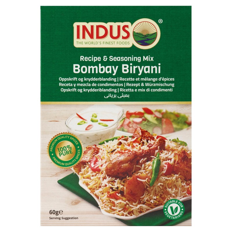 Indus Bombay Biryani Recipe & Seasoning Mix 50g - Morrisons Online ...
