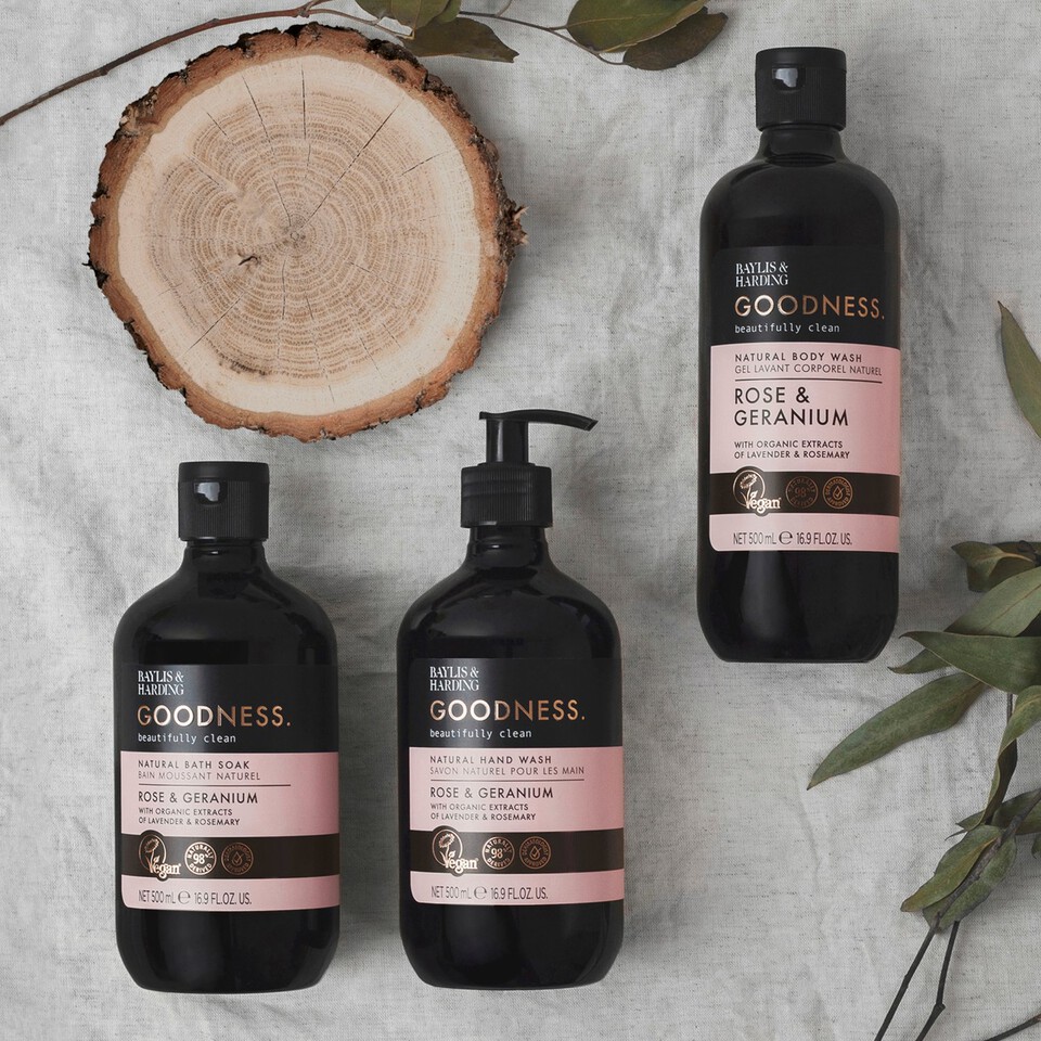 Baylis & Harding Goodness Rose & Geranium Body Wash - Morrisons Online ...