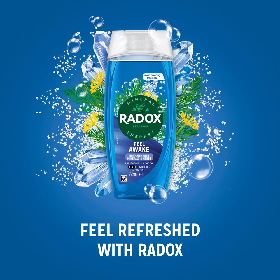 Radox Feel Awake Mood Boosting Shower Gel & Shampoo 225ml - Morrisons ...