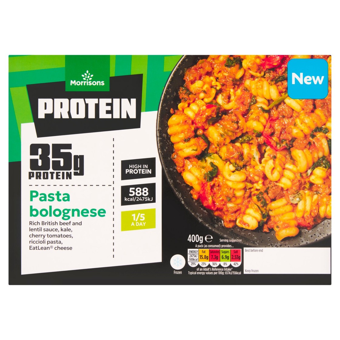 Morrisons High Protein Pasta Bolognese 400g - Morrisons Online ...