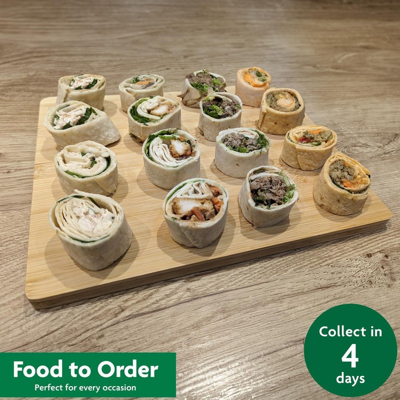 FTO Wrap Platter (16 Pieces) - Eat On Same Day - Morrisons Online ...