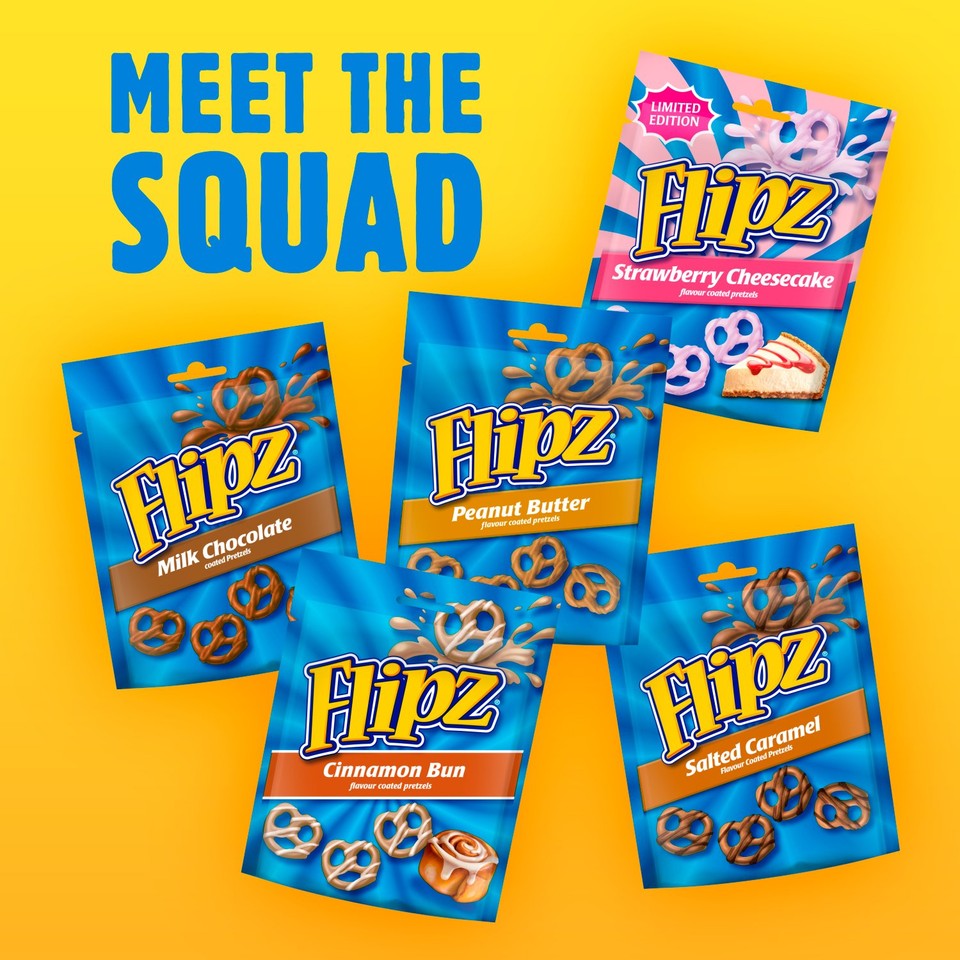 Flipz Mega Bag Milk Chocolate Coated Pretzel Snacks 150g - Morrisons ...