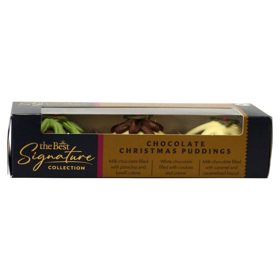 The Best Signature Collection Chocolate Christmas Pudding Trio ...