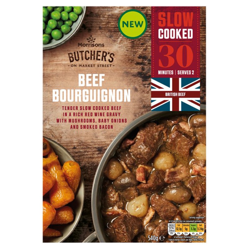 Morrisons Slow Cooked Beef Bourguignon - Morrisons Online Groceries ...