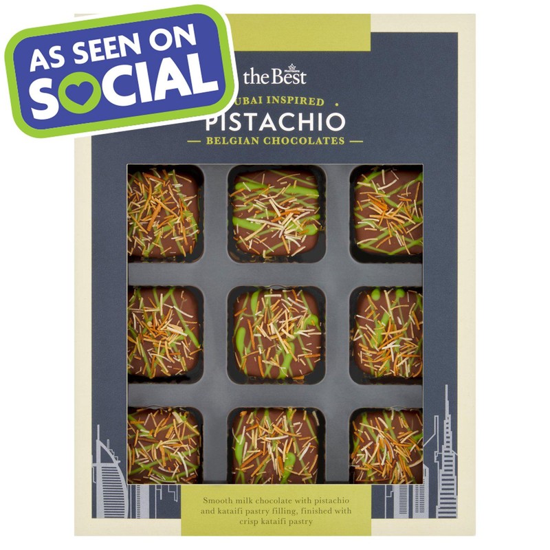 Morrisons The Best Dubai Inspired Chocolate Assortment Box 180g ...