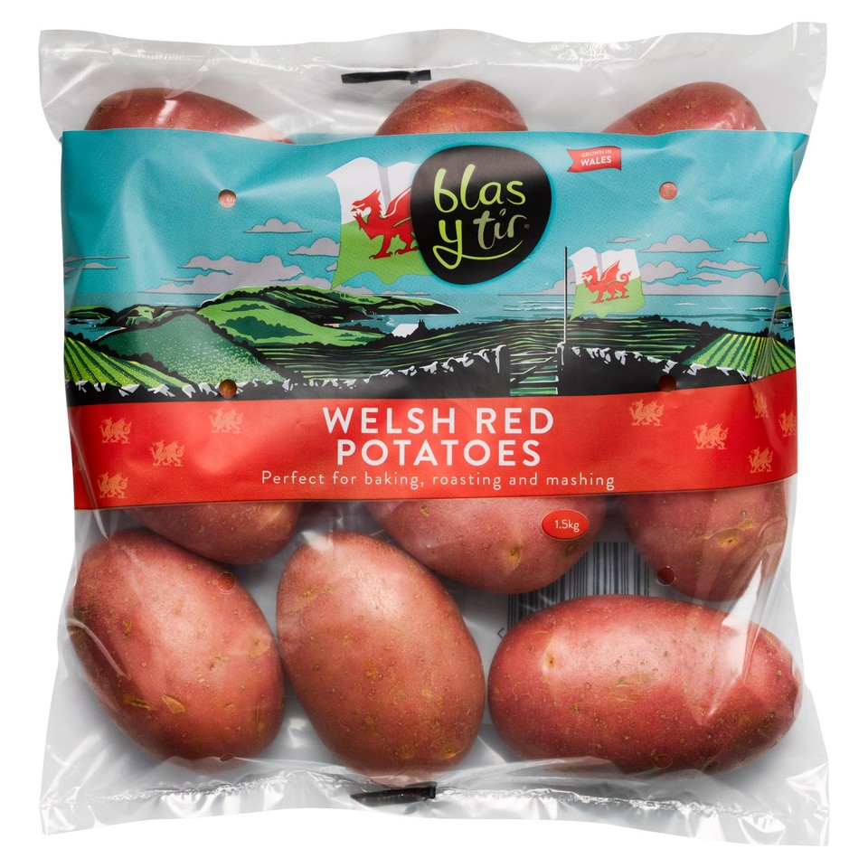 Market Street Blas Y Tir Welsh Red Potatoes - Morrisons Online ...
