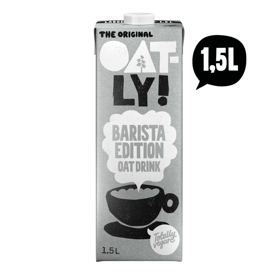 Oatly! Barista Edition Oat Drink 1.5L - Morrisons Online Groceries & Offers