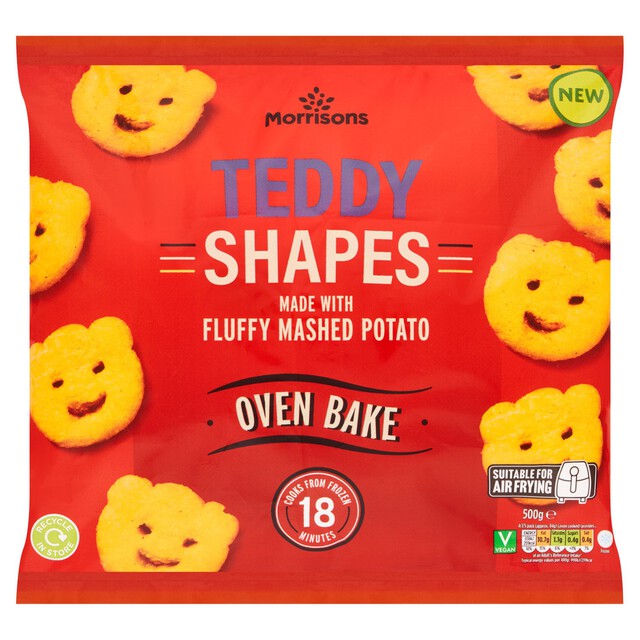 Morrisons Potato Teddy Shapes - Morrisons Online Groceries & Offers