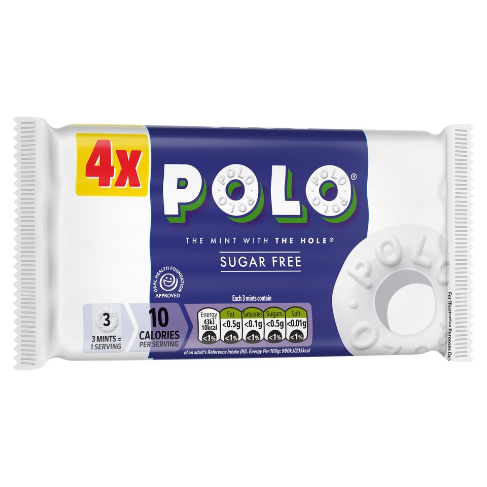 Polo Sugar Free Mints 4 Pack - Morrisons Online Groceries & Offers