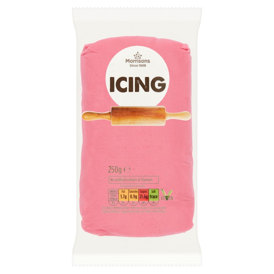 Morrisons Pink Ready To Roll Icing - Morrisons Online Groceries & Offers