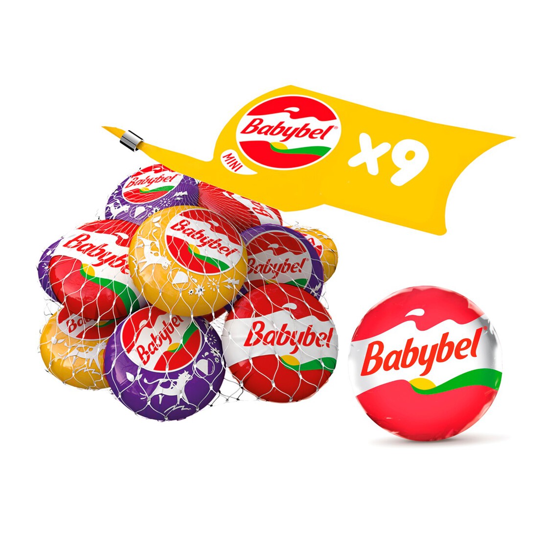 Babybel Mini Mix Pack Cheese Snacks 9 x 20g - Morrisons Online ...