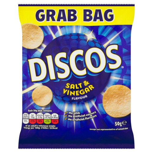 Discos Salt & Vinegar Crisps - Morrisons Online Groceries & Offers