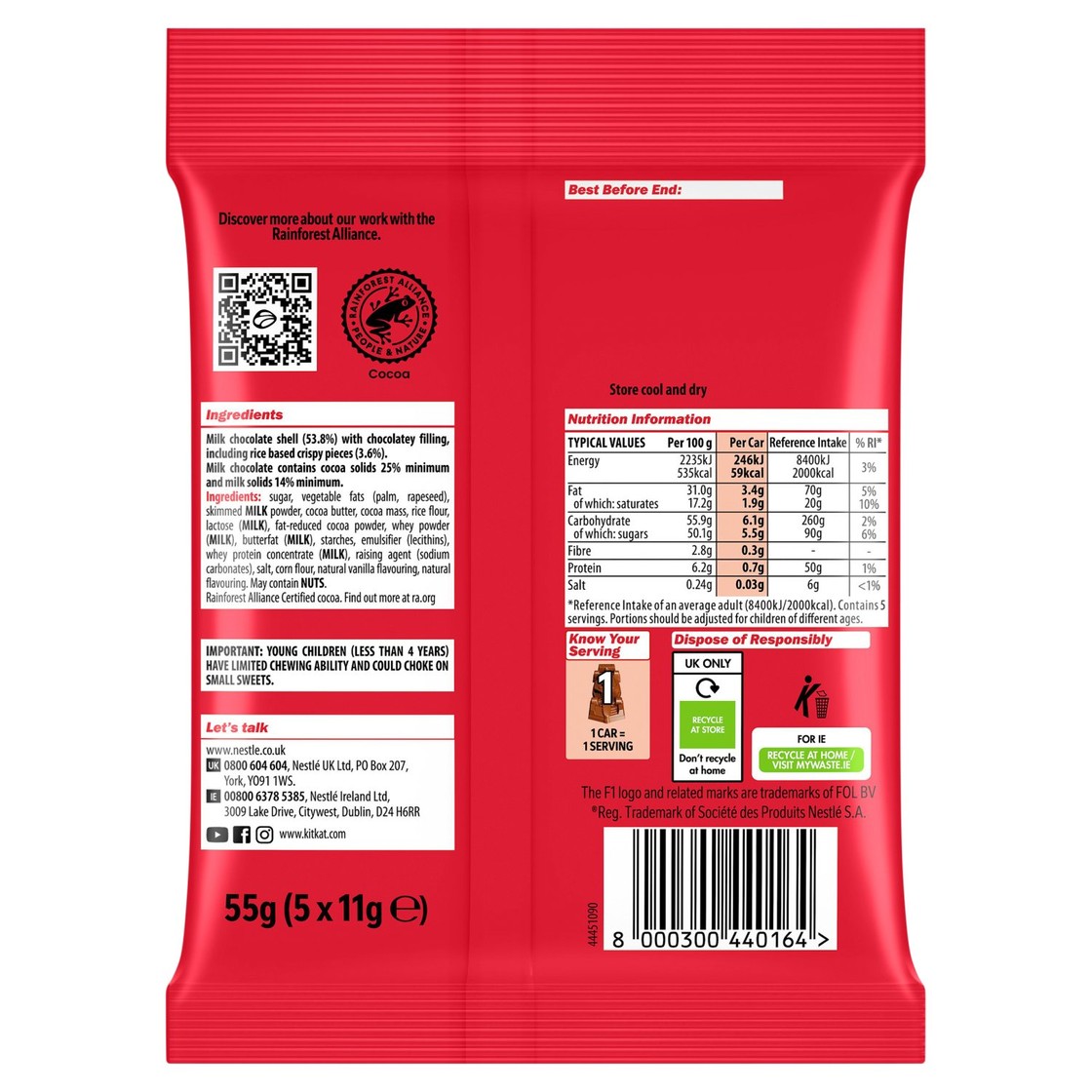 Kitkat F1 Pouch - Morrisons Online Groceries & Offers